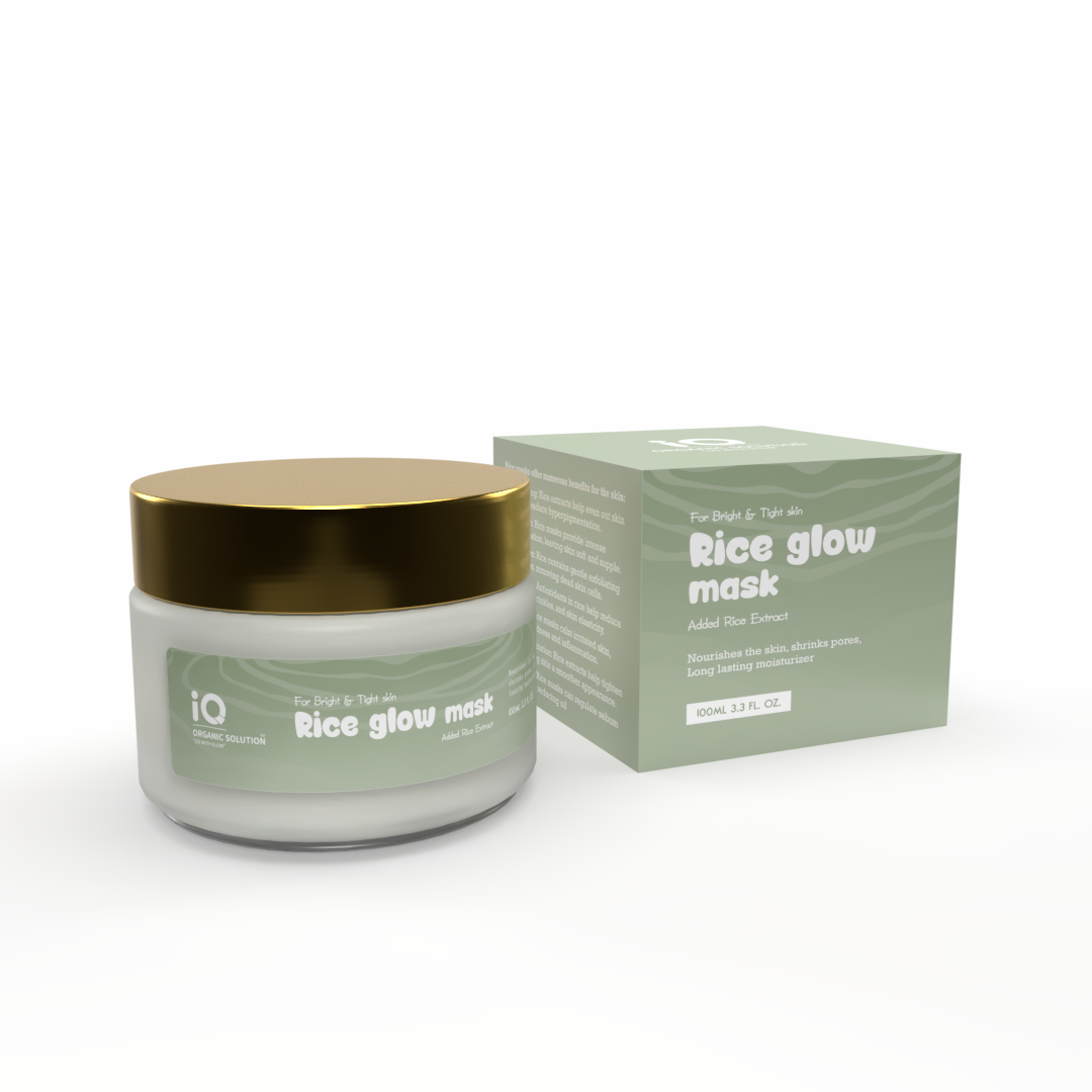 Rice Glow Mask – IQ Organic Solution™️