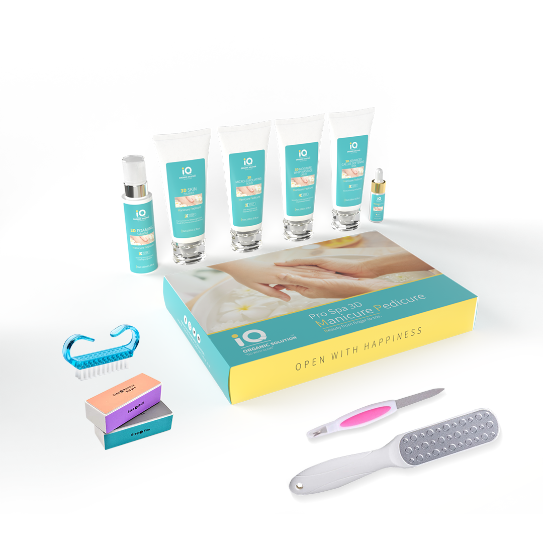Pro 3D Spa Manicure Pedicure Kit – IQ Organic Solution™️