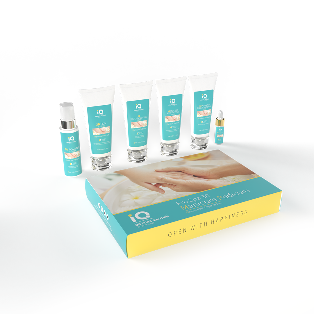 Pro 3D Spa Manicure Pedicure Kit – IQ Organic Solution™️